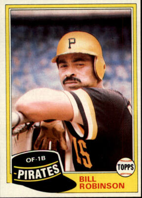 1981 Topps #51 Bill Robinson DP | eBay