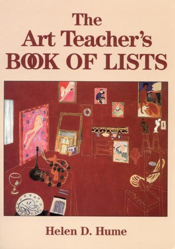 The Art Teacher's Book of Lists by Hume, Helen D. 9780787974244 | eBay