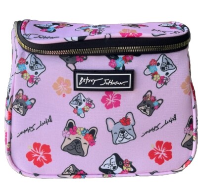 Betsey Johnson Insulated Lunch Tote TBJ-1004 Pink/Multi "FLOWER CROWN ...