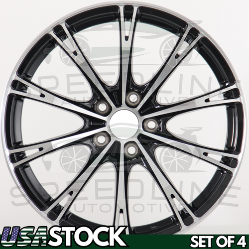 NEW Wheels 5x112 18x8 18" Inch Rims Set of 4 Style US Stock Square ...