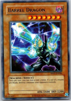 Yu-Gi-Oh Yugioh 2020 Barrel Dragon RP01-EN044 Retro Pack 1 Free ...