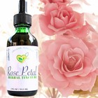 Rose Petal Tincture | Organic Liquid Drops | Heart & Mood Support ...