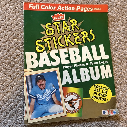 “Used” Fleer Star Stickers Baseball Album 1984 Very Good Condition ...