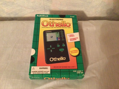 Radio Shack Othello Electronic Handheld Game with Cover Travel Game | eBay