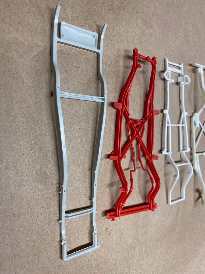 MSC Lot Car Pickup Truck Chassis Frames Plastic Model Parts 1/25 HOT ...