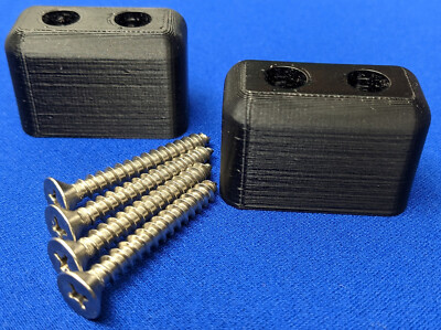 Pair Sliding Door Polyurethane Bumpers, Fits Pella and more, Stainless ...