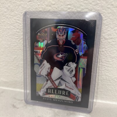 2020-21 Upper Deck Allure Elvis Merzlikins Columbus Blue Jackets #16 | eBay