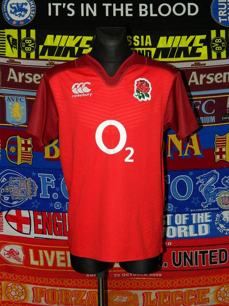 5/5 England adults L 2014 MINT away rugby union shirt jersey trikot | eBay