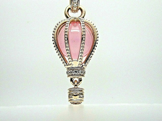 Pandora SPARKLING HOT AIR BALLOON 789434C01 Rose Pink Dangle Charm for ...