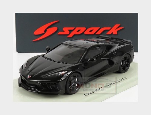 1:43 SPARK Chevrolet Corvette C8 Coupe 2019 Grey S5061 | eBay