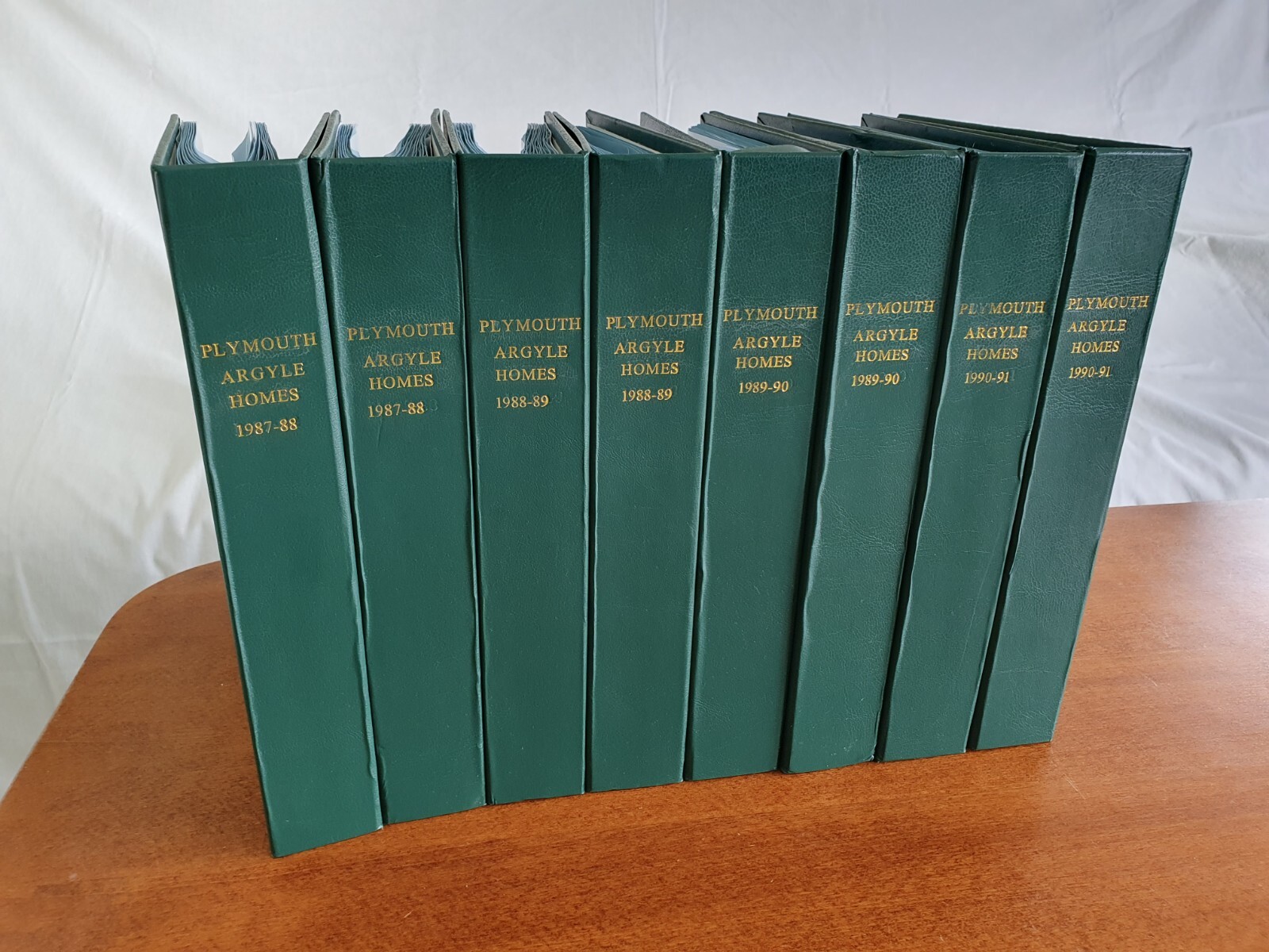 PLYMOUTH ARGYLE PROGRAMME BINDERS. PREWAR TO 2011 | eBay UK