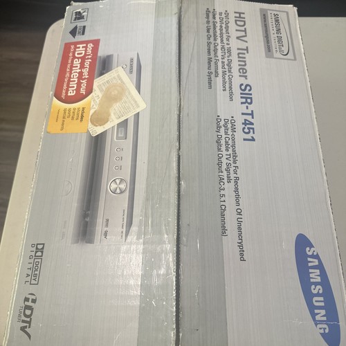 Samsung Digital HDTV Tuner SIR-T451 Dolby No Remote Control #1070 ...