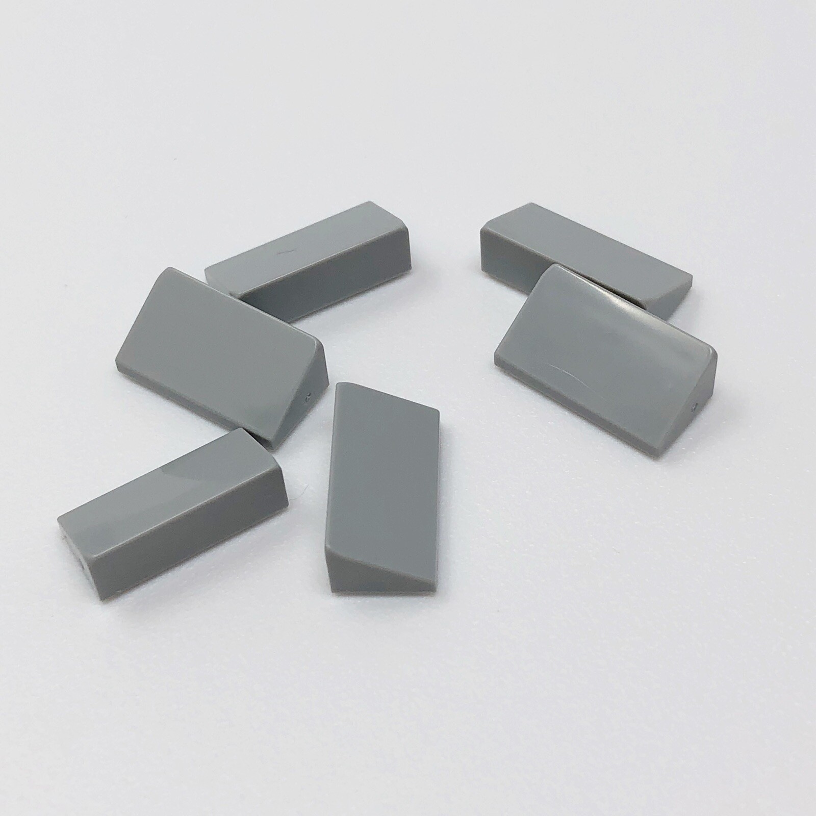 85984 LEGO Parts Slope 30 1x2x2/3 LIGHT BLUISH GRAY (6) | eBay
