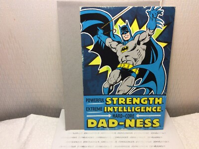 HALLMARK BATMAN FATHER’S DAY CARD New w/Envelope "Strength Intelligence ...