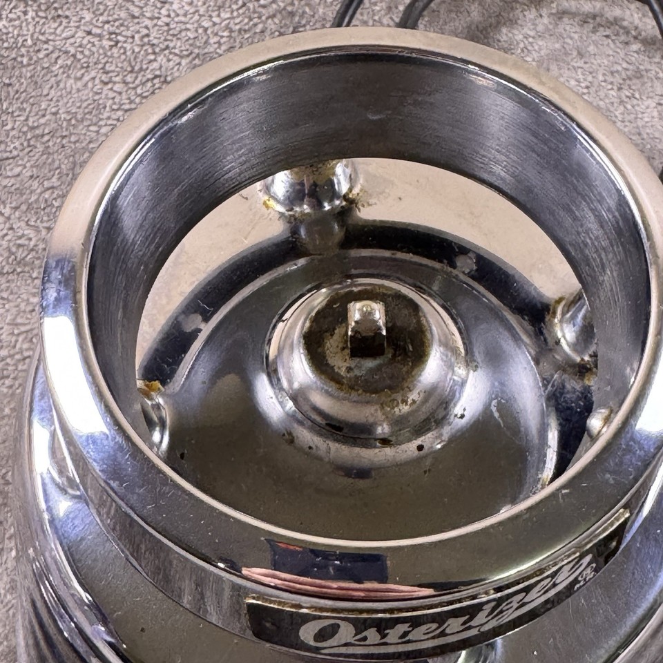 Vintage Osterizer Model 403 Beehive Chrome Blender AC/DC Tested Works ...