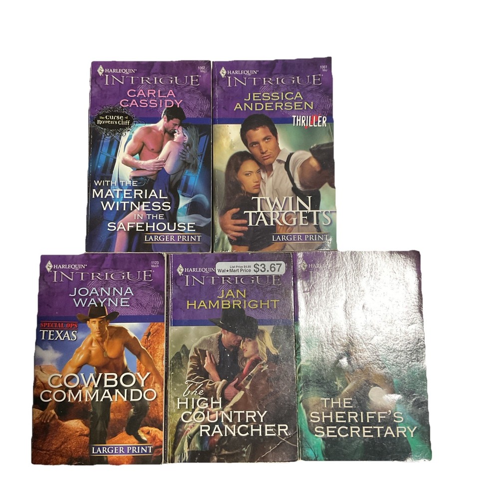 Lot of 25 Harlequin Intrigue Romance Suspense Intimate Book See Photos ...