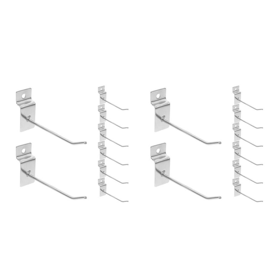 2 Pack Slot Hook Grid Wall Dispaly Hooks Merchandise Retail Store | eBay