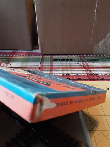 Vintage HO Gauge Tru Track 90 Degree RR Crossing #1722:225 In Original ...