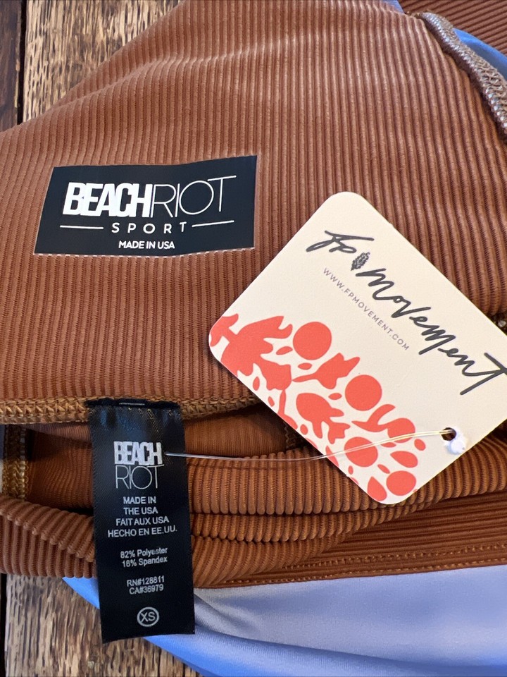 FREE PEOPLE MOVEMENT BEACH RIOT LEGGINGS RETRO STRIPED YOGA FESTIVAL ...