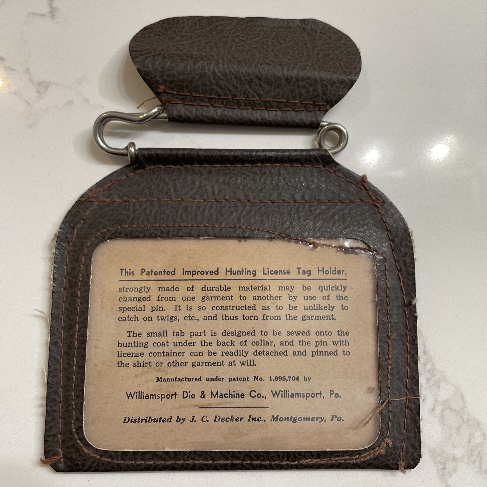 Rare 1946 Pennsylvania Penna Non-Resident Hunter Hunting License w ...