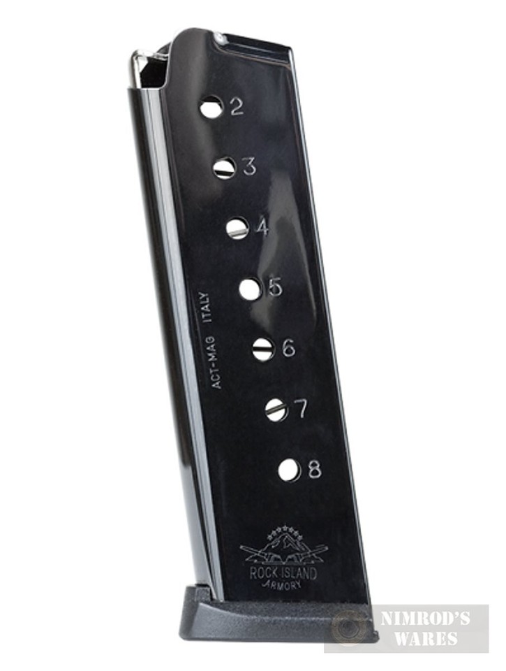 TWO ARMSCOR Rock Island 1911 .45 ACP 8-Round MAGAZINES 54169 FAST SHIP ...
