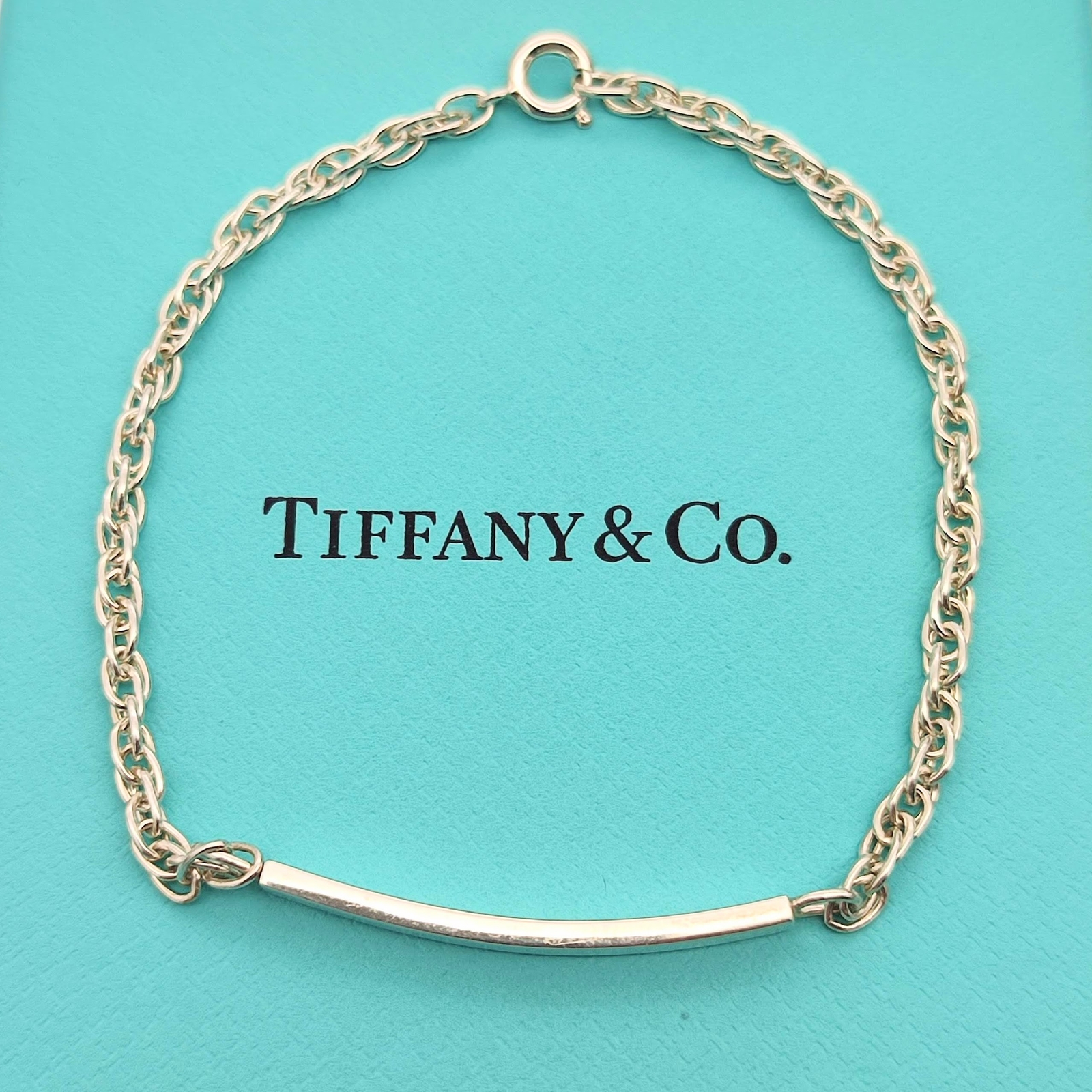 Tiffany ID Chain Bracelet Screw Chain Silver 925 | eBay