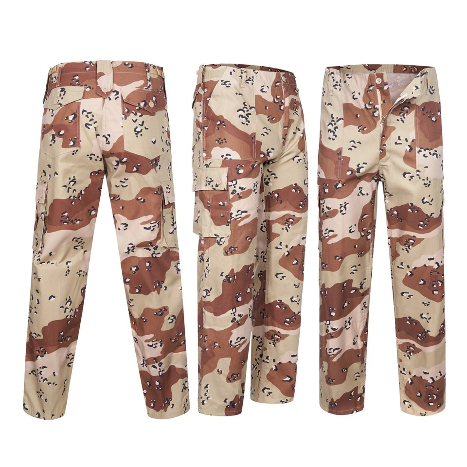 Combat Trouser US Army Military M65 Style Camo Cargo BDU SAS Ranger ...