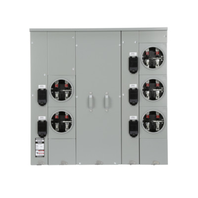 NEW Siemens WEP4511 5-Gang 400Amp 125A EUSERC UNI-PAK RING-TYPE Meter ...