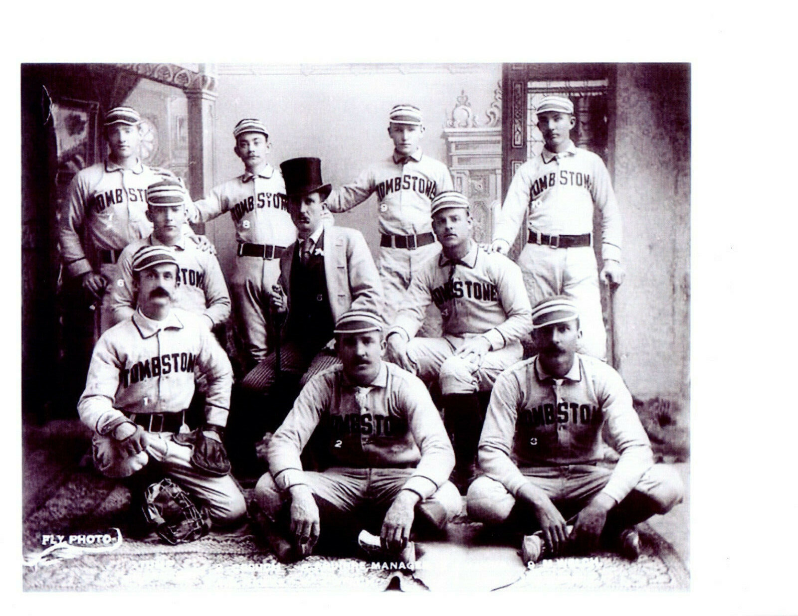 LATE 1800'S TOMBSTONE ARIZONA 8X10 TEAM PHOTO BASEBALL | eBay
