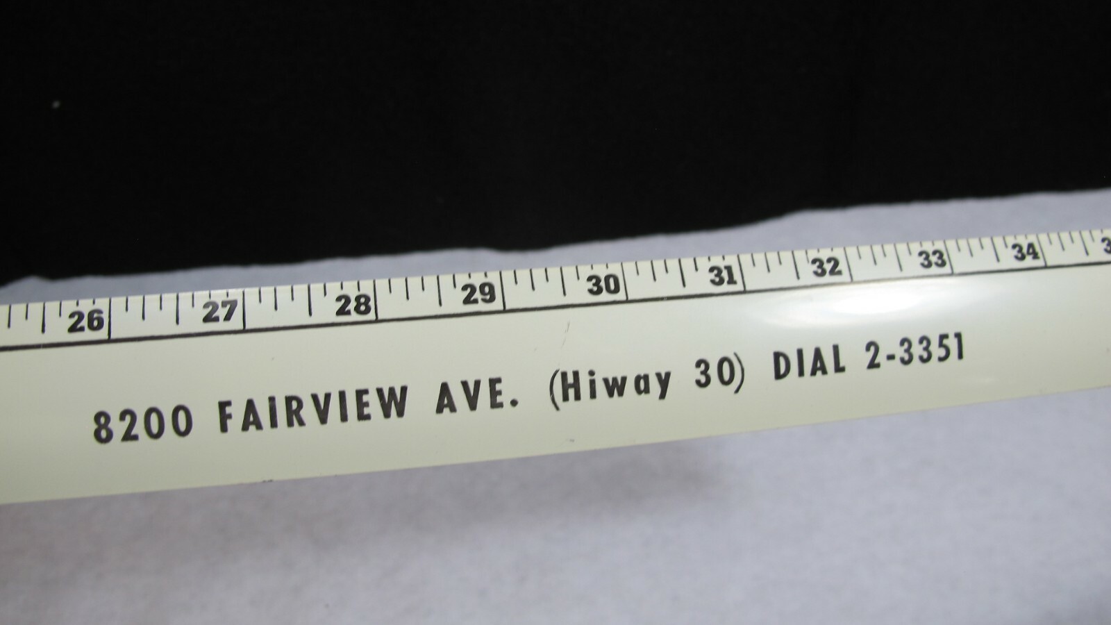 Vintage Metal Bendable Yard Stick Carl Miller Idaho 5 digit Phone ...