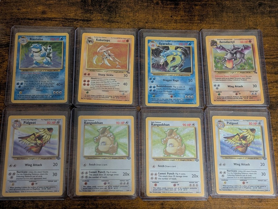 Pokemon TCG VINTAGE HOLO LOT- BLASTOISE BASE SET - 8 Total Holographics ...