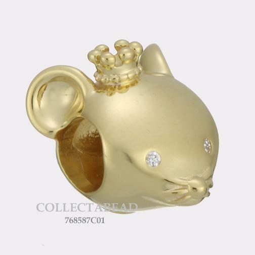 Authentic PANDORA Sterling Silver Shine Shining Rat Charm 768587C01 for ...