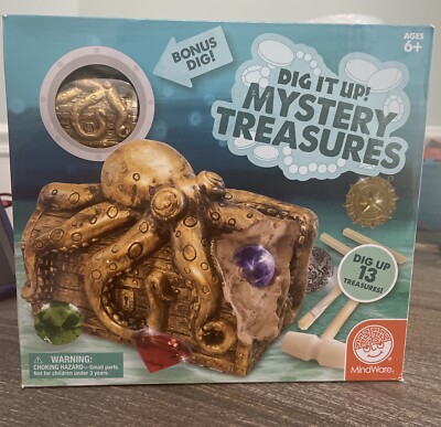 Dig It Up! Mystery Treasures with Bonus dig! Mindware. Unopened! Free ...