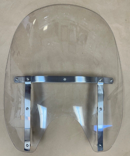 Harley-Davidson Detachable Windshield, Clear with Chrome Trim (WS20) | eBay