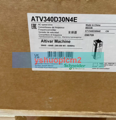 NEW ATV340D30N4E Ethernet Inverter 30kW 400V | eBay