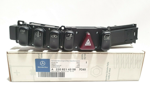 MB S W220 Dash Six Way Module Switch Panel LHD A22082143587C45 NEU ...