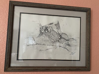 Bob Whites Print by Fred Deaver 1979 | eBay