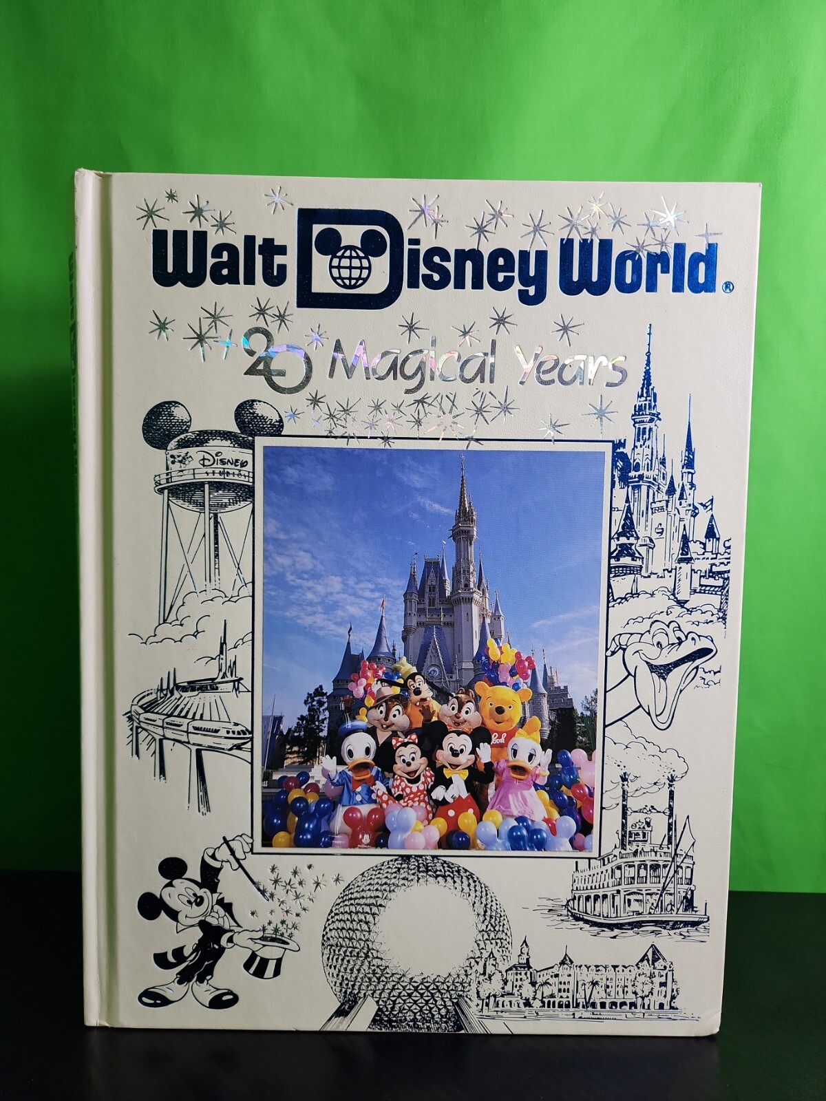 Vintage Walt Disney World 20 Magical Years Hardcover Souvenir Book | eBay