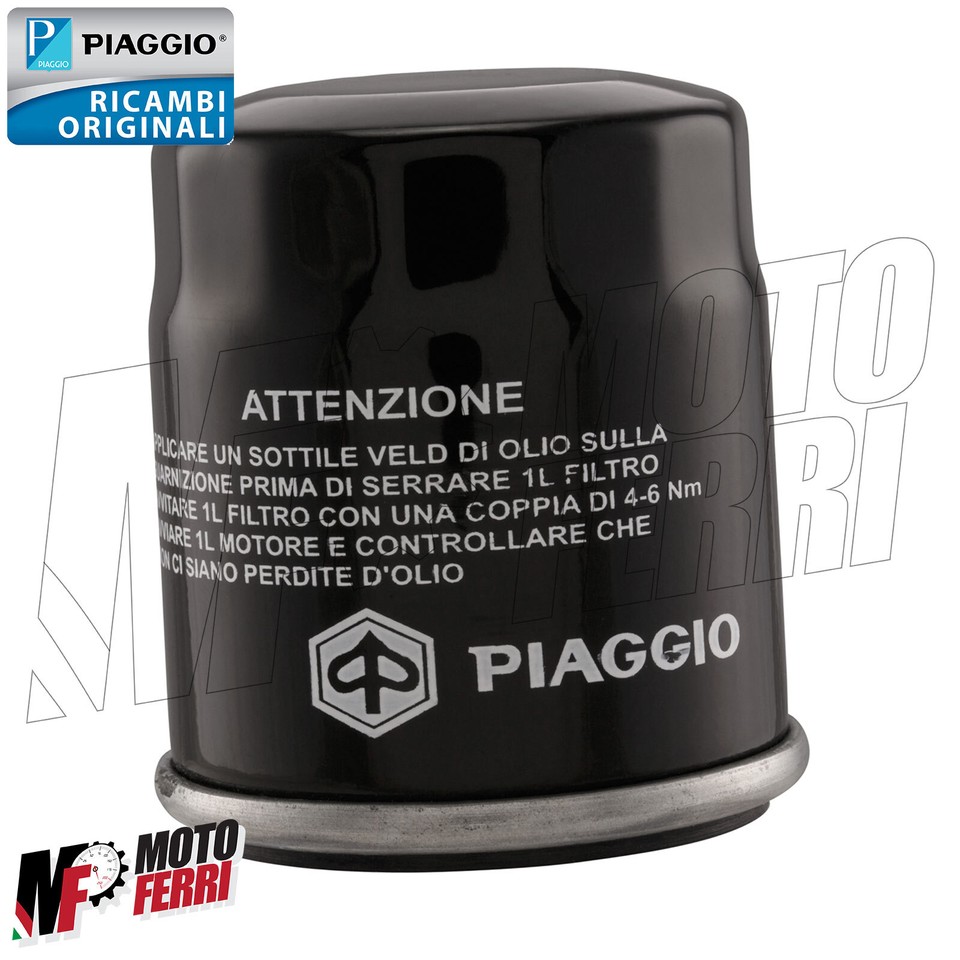 Mf3209 - Original Oil Filter Piaggio Vespa Lx Gts Super Sport Hpe 125 ...