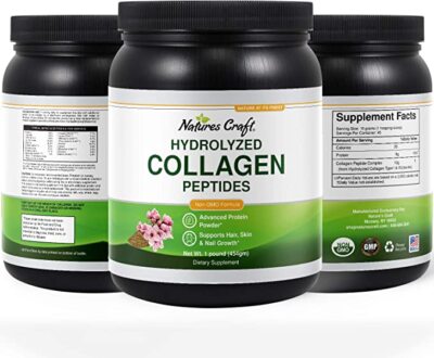 Hydrolyzed Collagen Peptides Protein Powder - Multi Collagen Protein ...