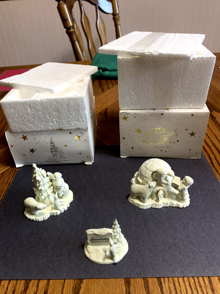 Snowbabies miniatures set, Dept 56, set of 20 scenes, original boxes ...