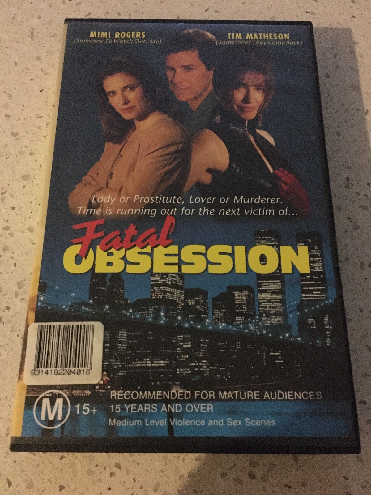 FATAL OBSESSION - MIMI ROGERS, TIM MATHESON - 1992 VHS VIDEO TAPE | eBay