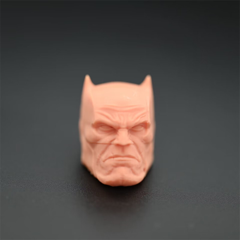 1/12 Scale Knight Returns Batman Head Sculpt Unpainted Fit 6" ML Figure ...