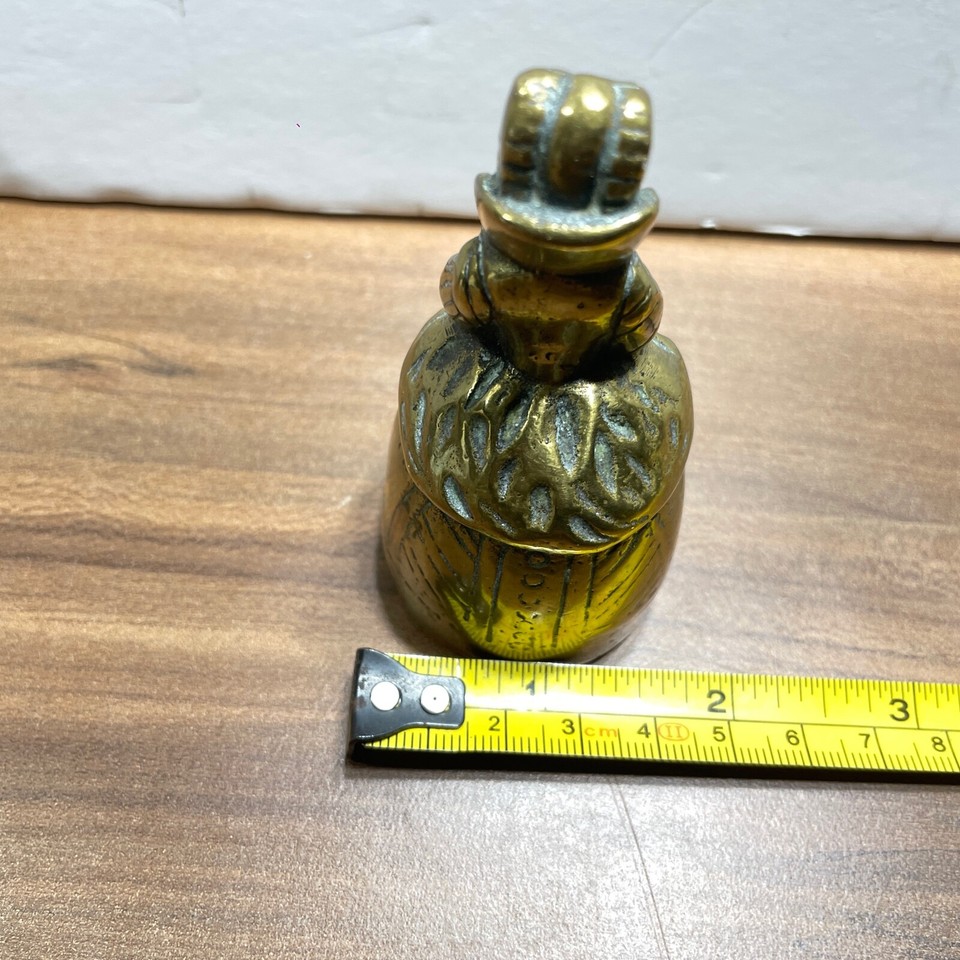 Brass Lady Bell Elizabethan Two Leg Clappers Heavy Solid Vintage ...