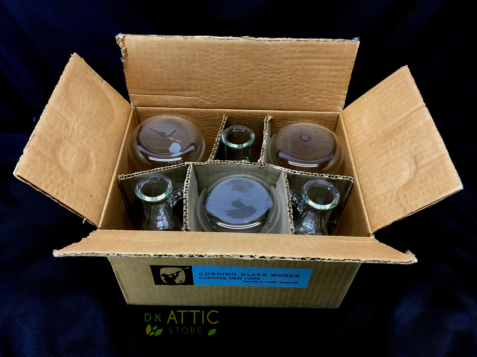 Pyrex Filter Flask, 500ml Series 5340 w/ Side Arm - NOS! Listing is for ...