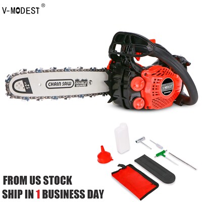 V-MODEST 2511 12 In. Compact Top Handle Gas Chainsaw 25CC 2-Stroke ...