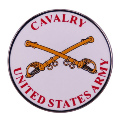 Cavalry Branch US United States Army Insignia Combat Arms Emblem Symbol ...