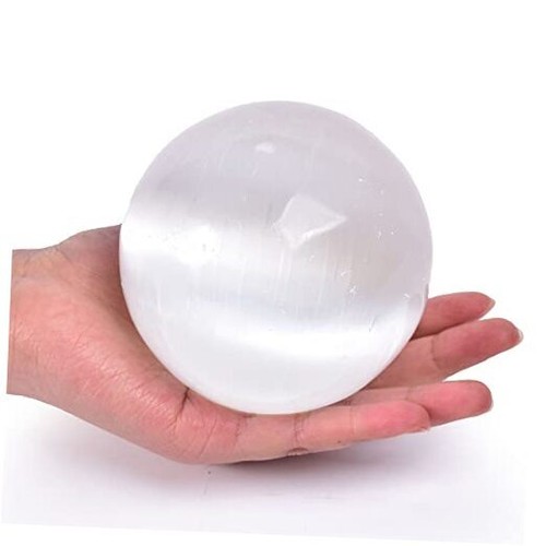 4 Inch(100mm) Crystal Sphere with Wooden Stand Healing 4 inch(100mm ...