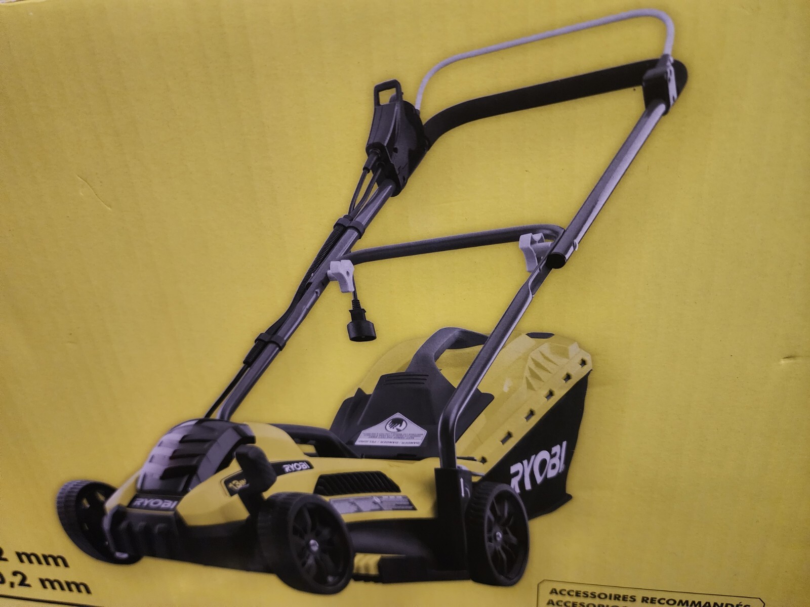 Ryobi 13 in. 11 Amp Corded Electric Walk Push Mower Model# RYAC130 ...