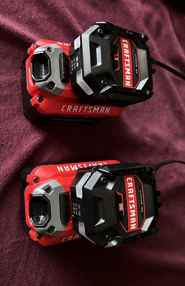 (2) Craftsman CMCB101 V20 20V OEM Lithium-Ion Battery Chargers NEW | eBay